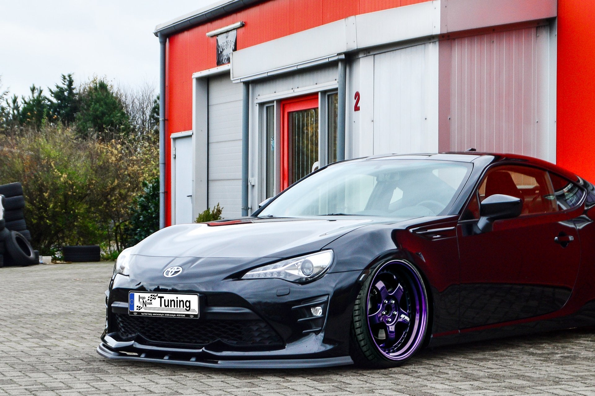 Cup Frontspoilerlippe für Toyota GT86 Facelift – Ingo Noak Tuning