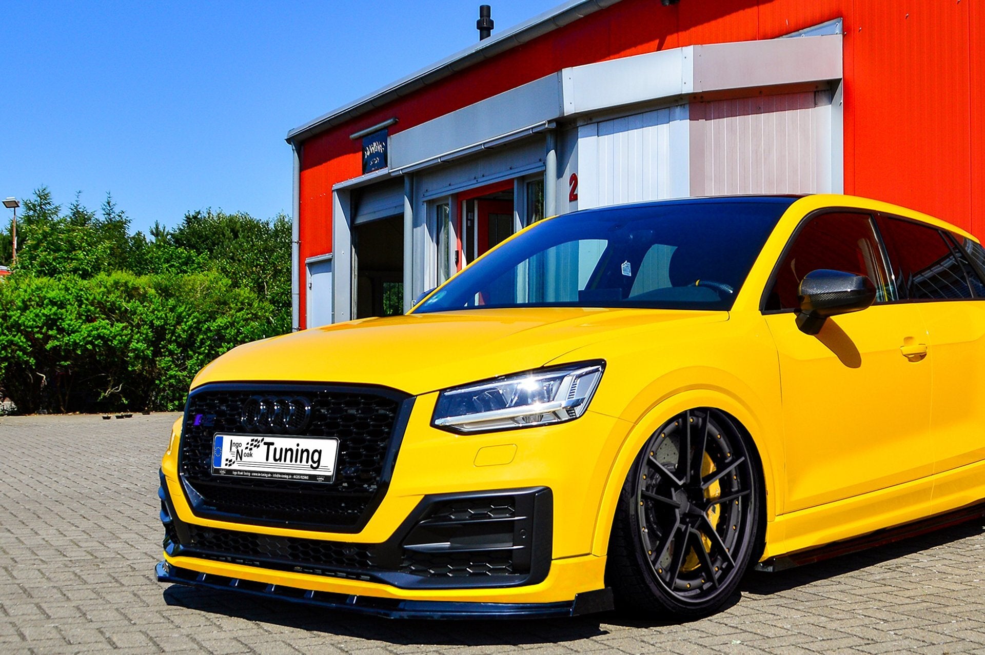 Cup Frontspoilerlippe mit Wing für Audi Q2 Sport GA aus ABS – Ingo Noak ...