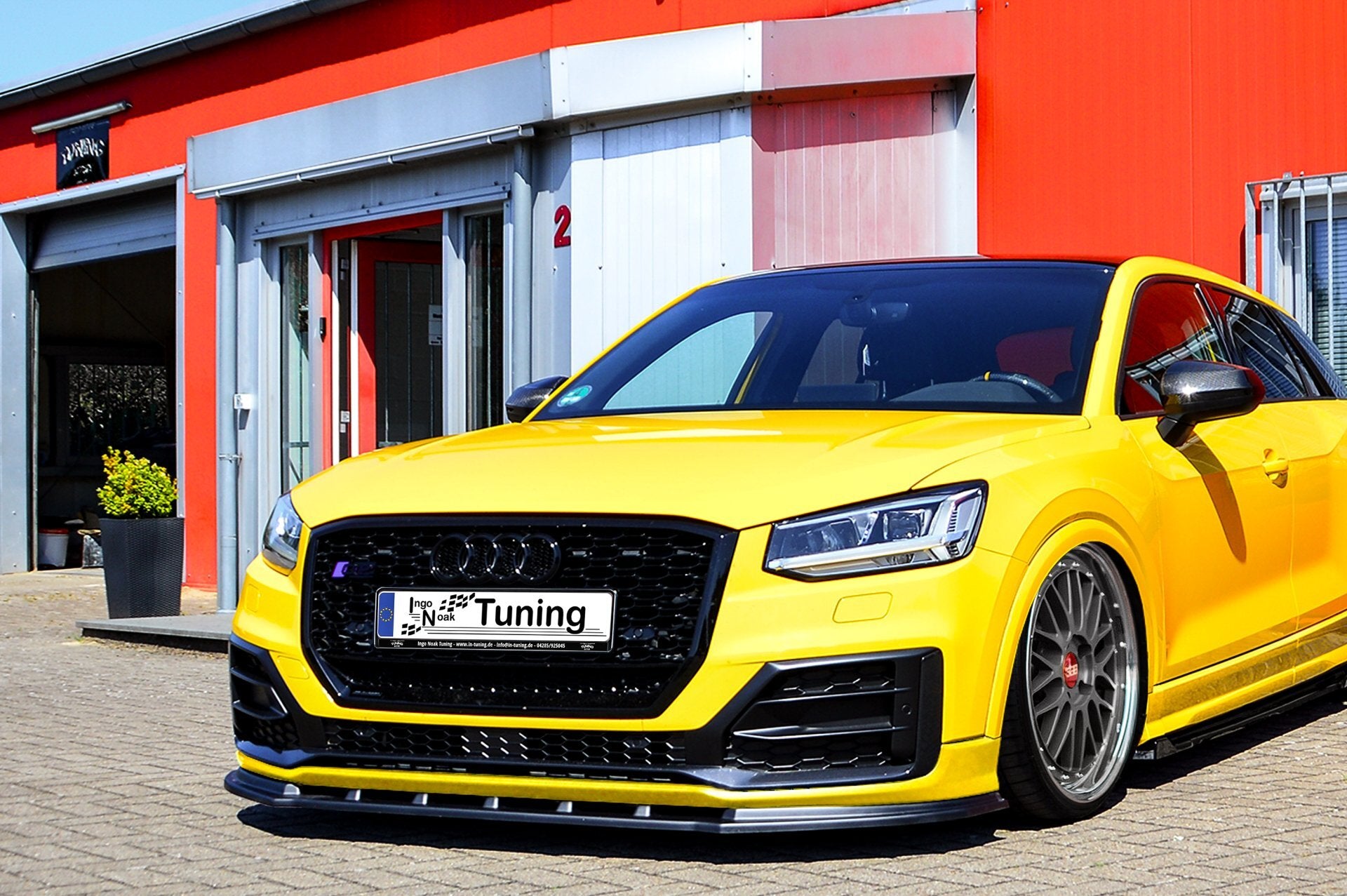 Cup Frontspoilerlippe für Audi Q2 Sport GA aus ABS – Ingo Noak Tuning