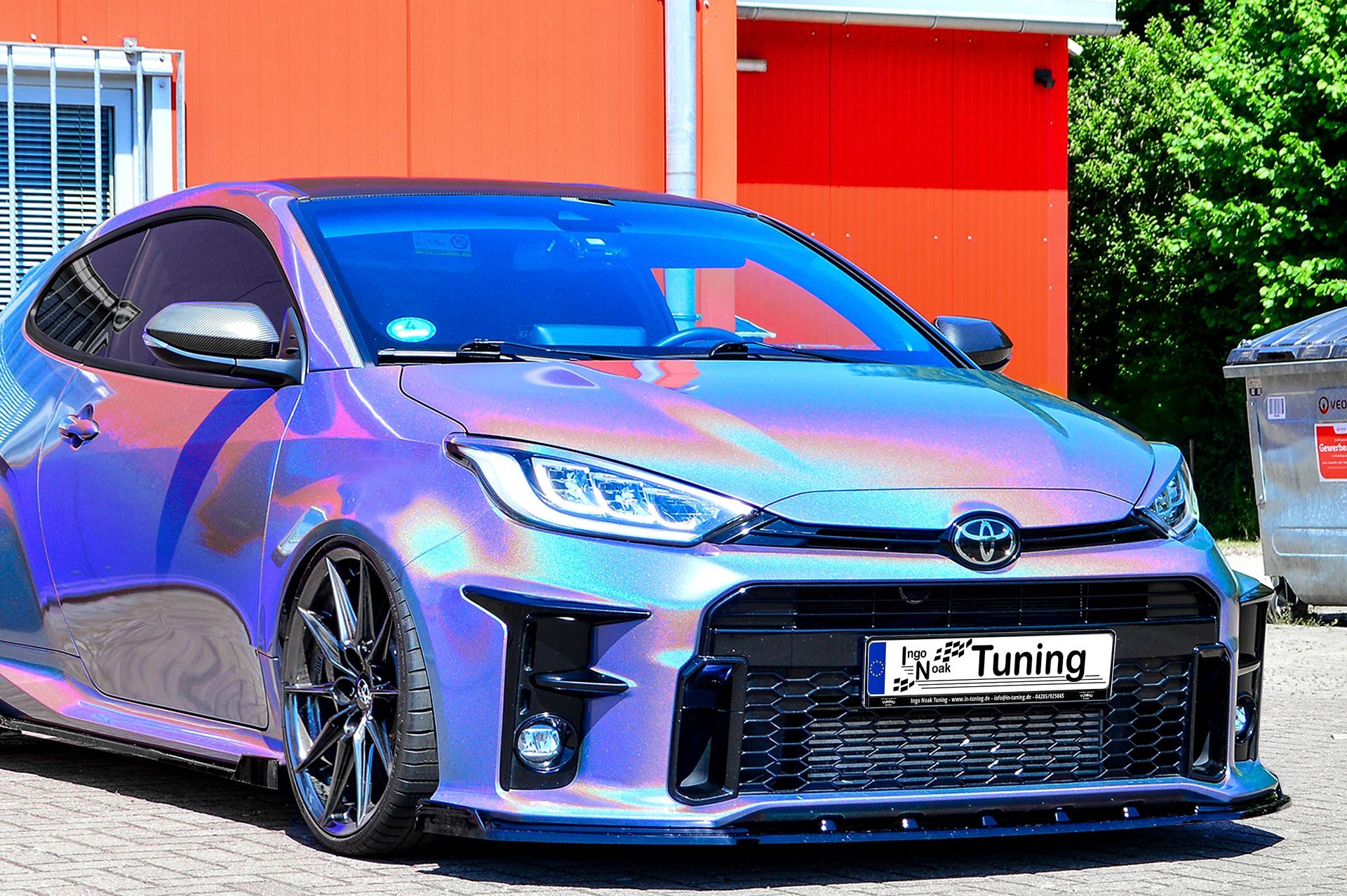 Frontspoilerlippe mit Wings für Toyota Yaris GR ab Bj. 2020- – Ingo ...