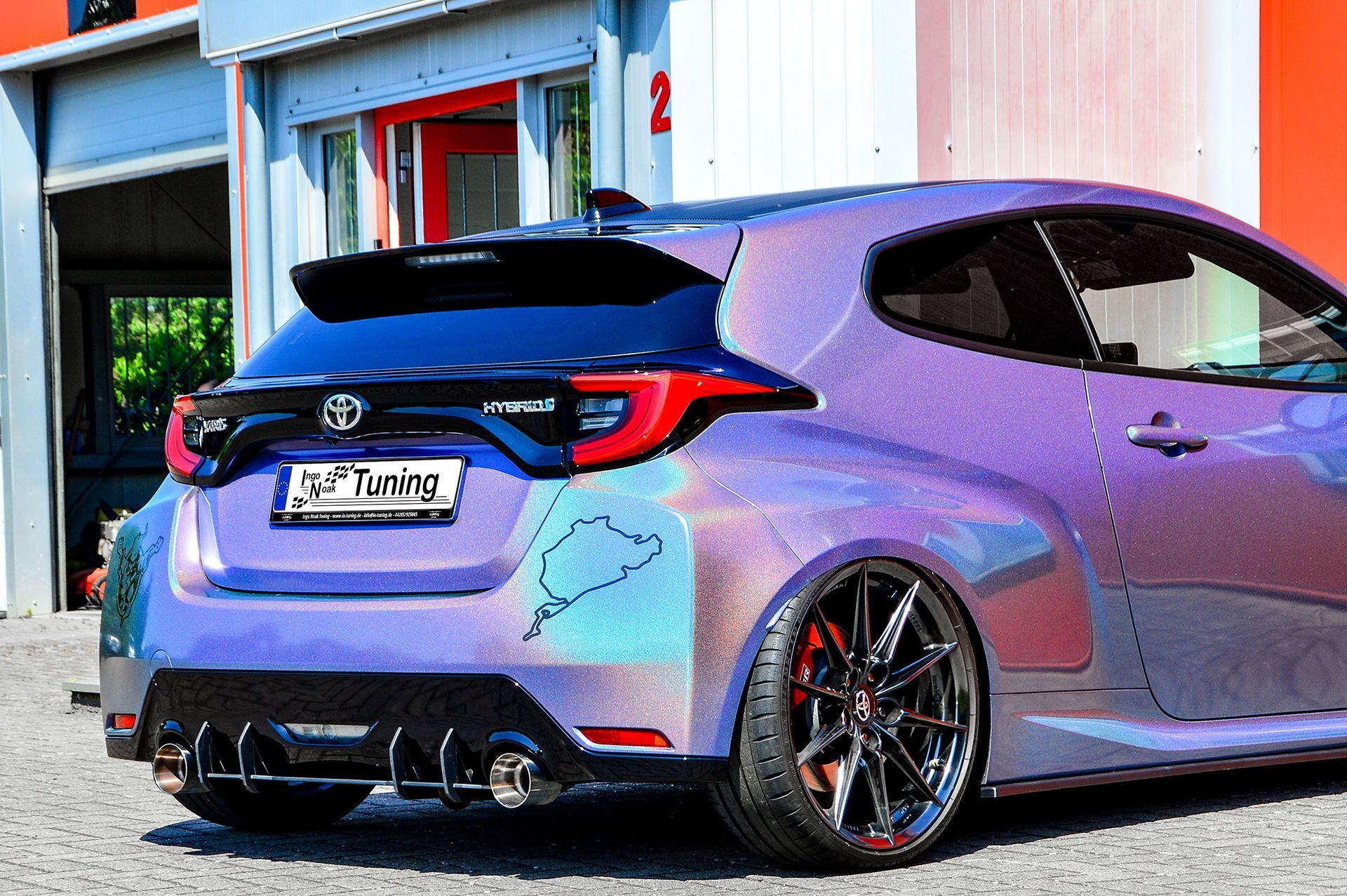 Racing Heckansatz für Toyota Yaris GR – Ingo Noak Tuning